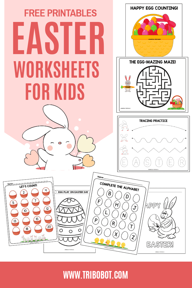 Free Easter Theme Printable - Tribobot x Mom Nessly