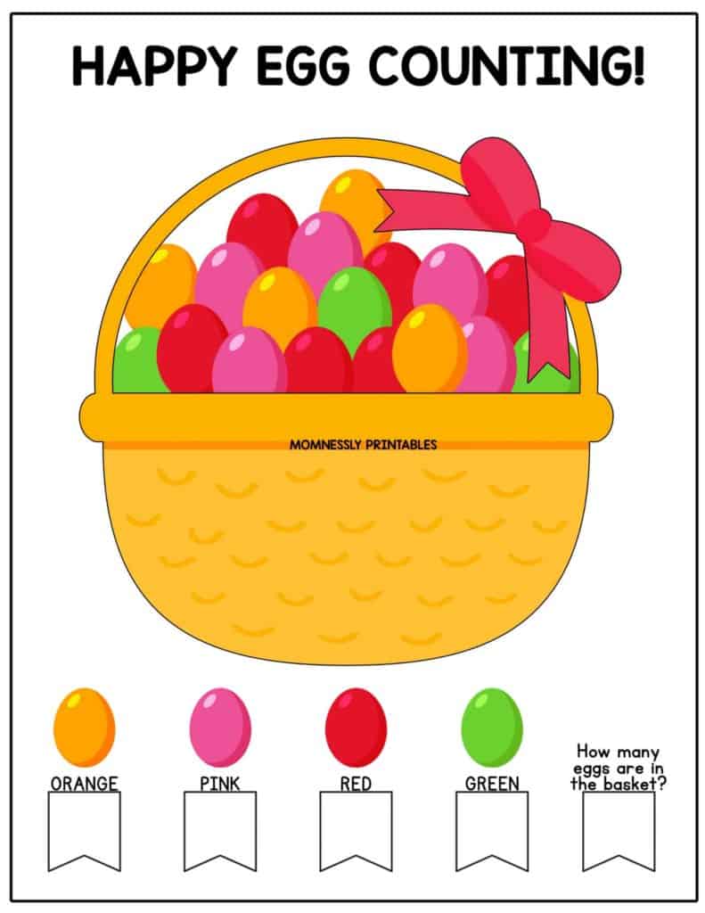 Free Easter Theme Printable - Tribobot x Mom Nessly