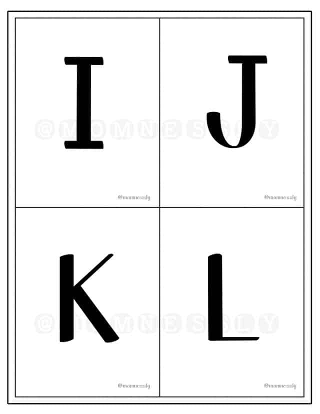 Free Alphabet Flashcards - Tribobot x Mom Nessly