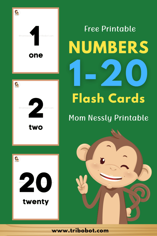 Number 1-20 Flashcards - Tribobot x Mom Nessly