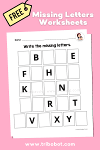 Missing Letters Worksheets - Tribobot x Mom Nessly